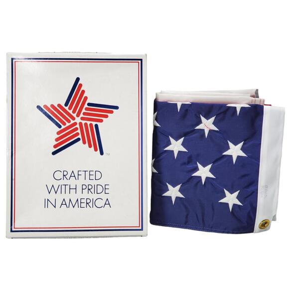 Other | Vintage United States Usa Flag Cf Flag Company 3 5 Nylon Nos ...